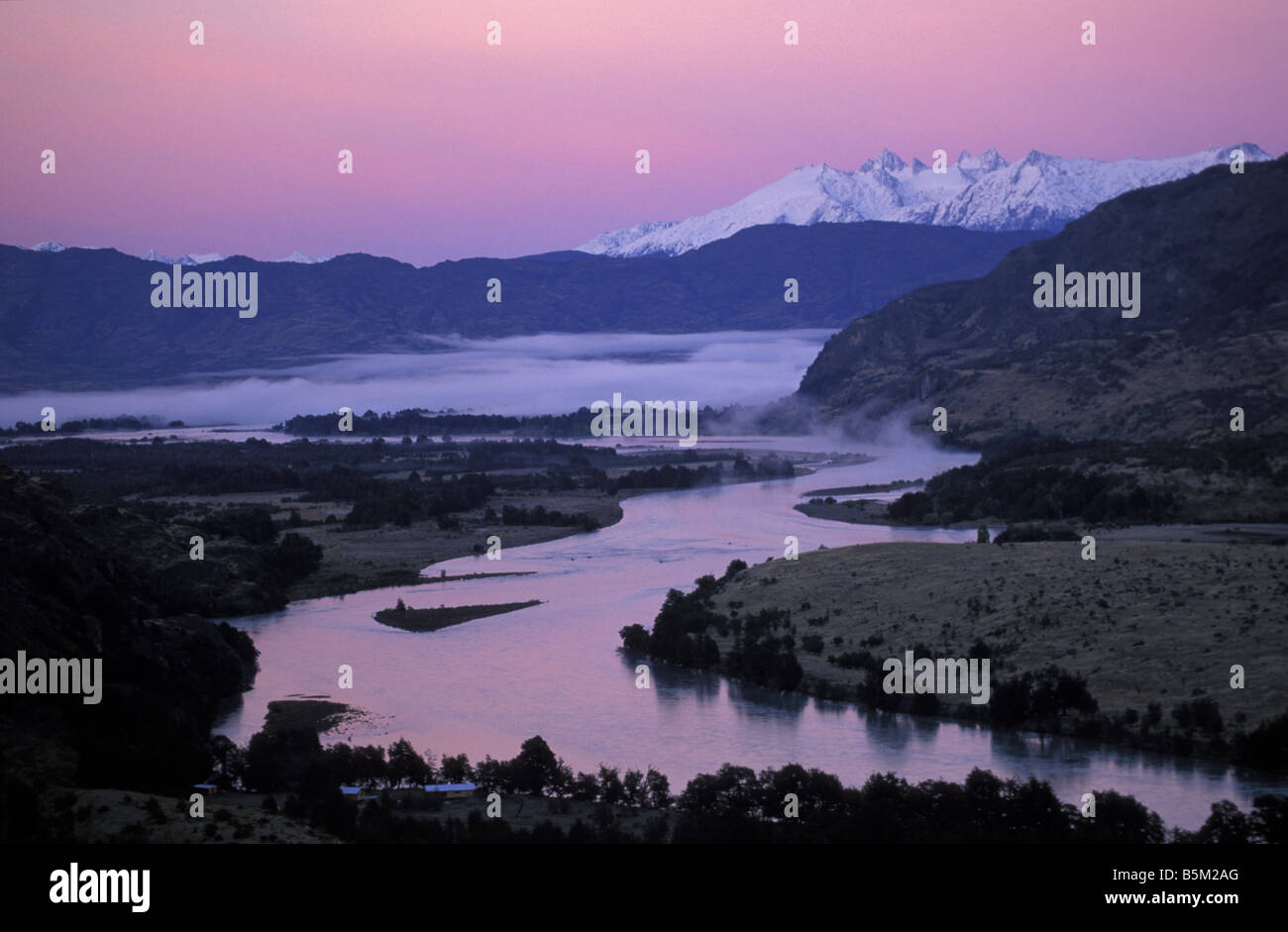 Rio Baker Torres del Paine National Park Patagonia Chile Stock Photo ...