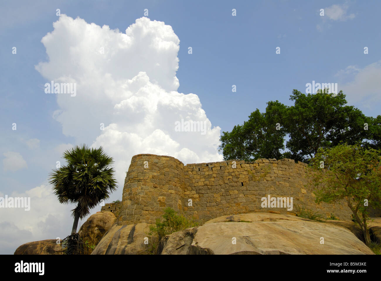 THIRUMAYAM FORT NEAR THANJAVUR TAMILNADU Stock Photo - Alamy