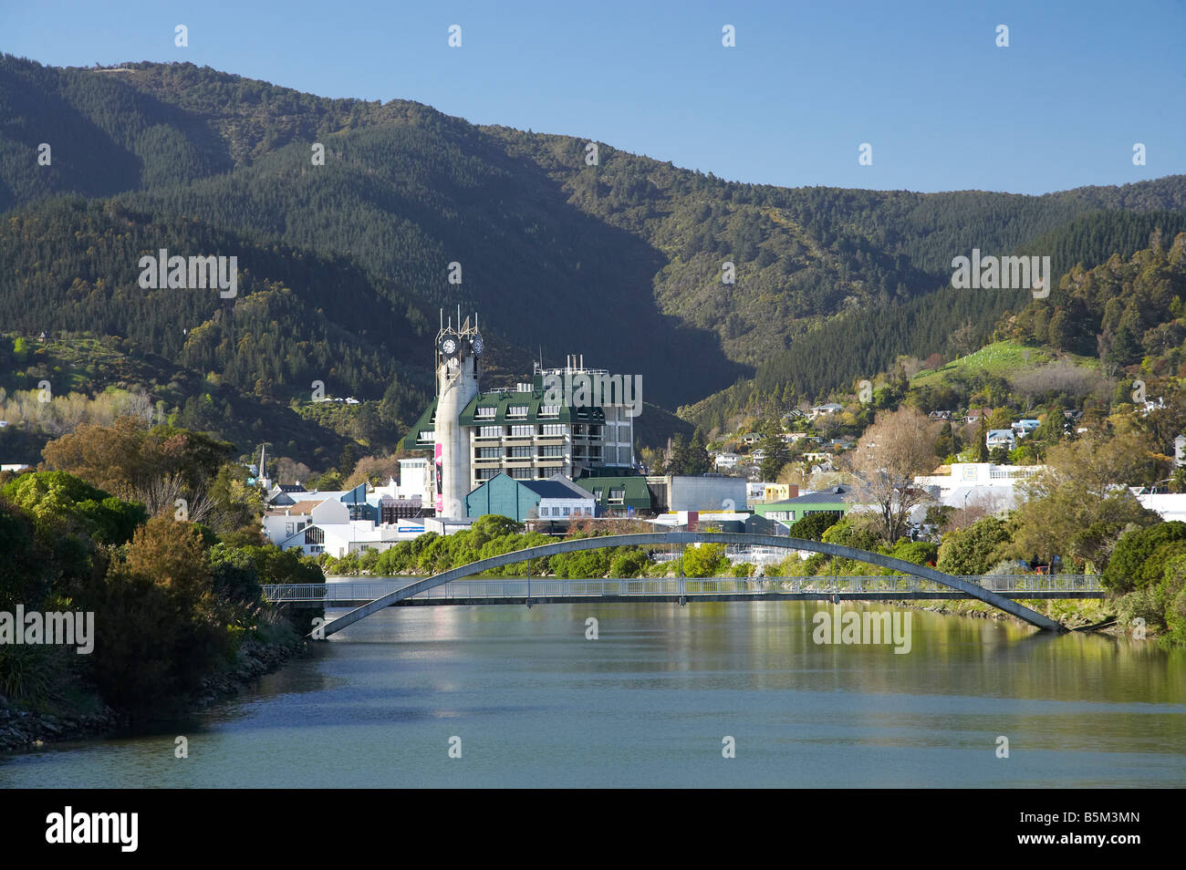 Maitai River Nelson South Island New Zealand Stock Photo - Alamy
