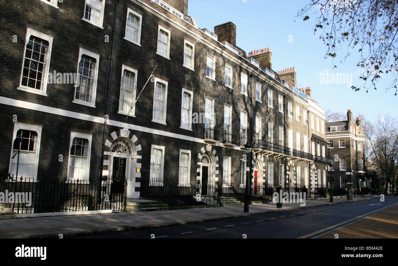 Bedford Square, perfectly preserved Georgian Square, London, England ...
