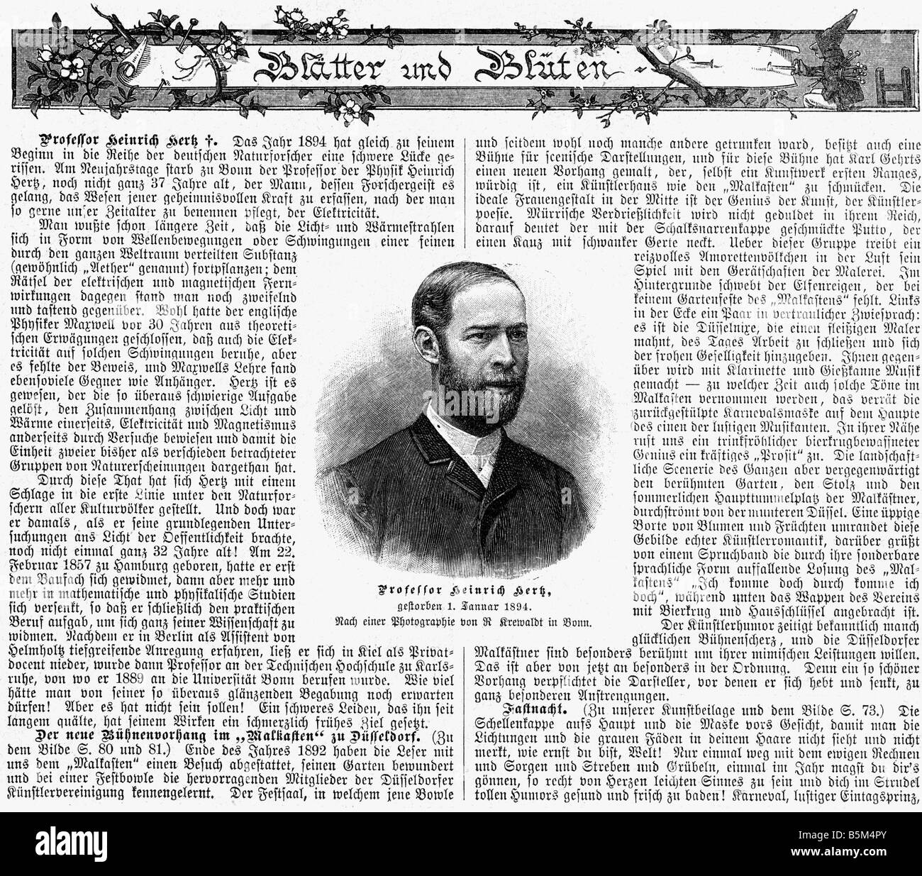Heinrich hertz portrait hi-res stock photography and images - Alamy