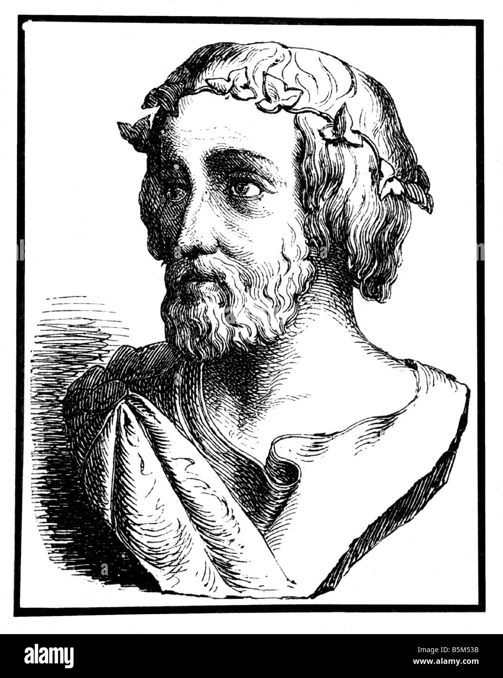 Hesiod bust hi-res stock photography and images - Alamy