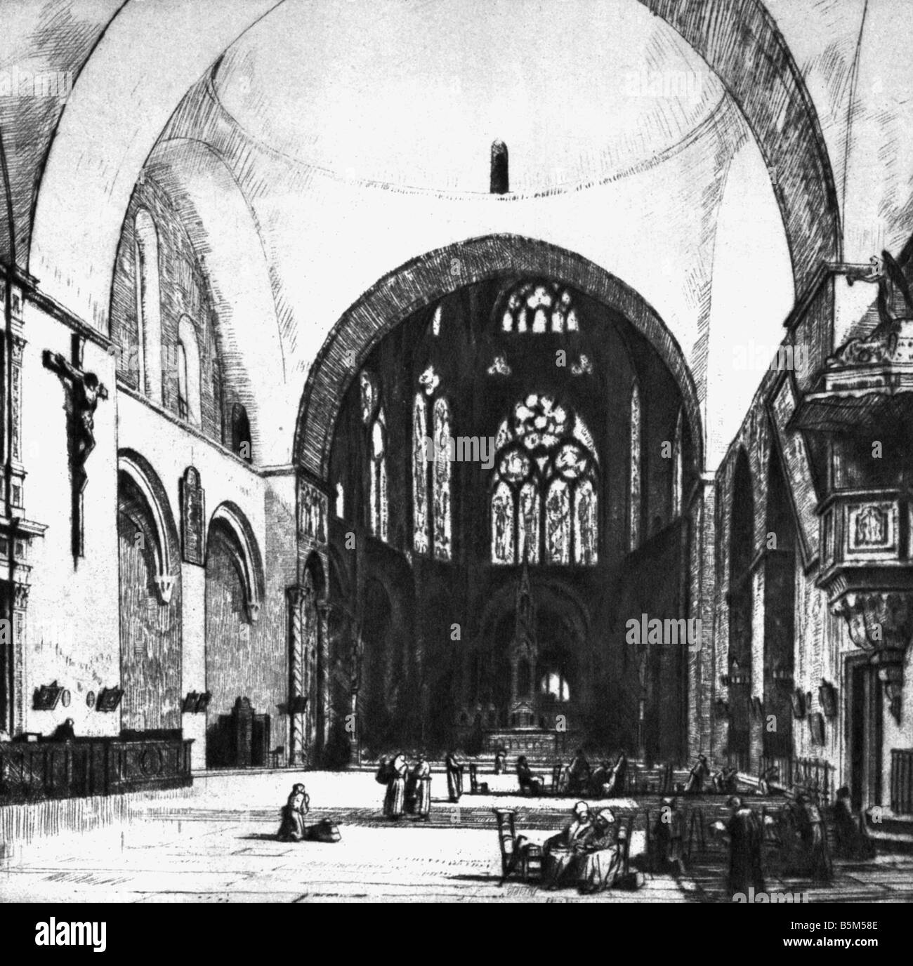 17th century baroque architecture Black and White Stock Photos & Images ...