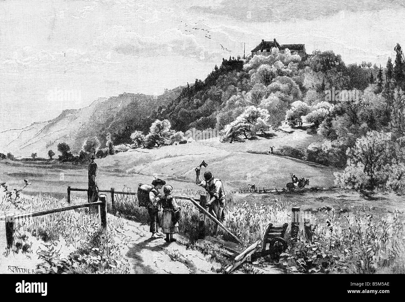 geography / travel, Germany, landscapes, Lower Bavaria, Wolfstein ...
