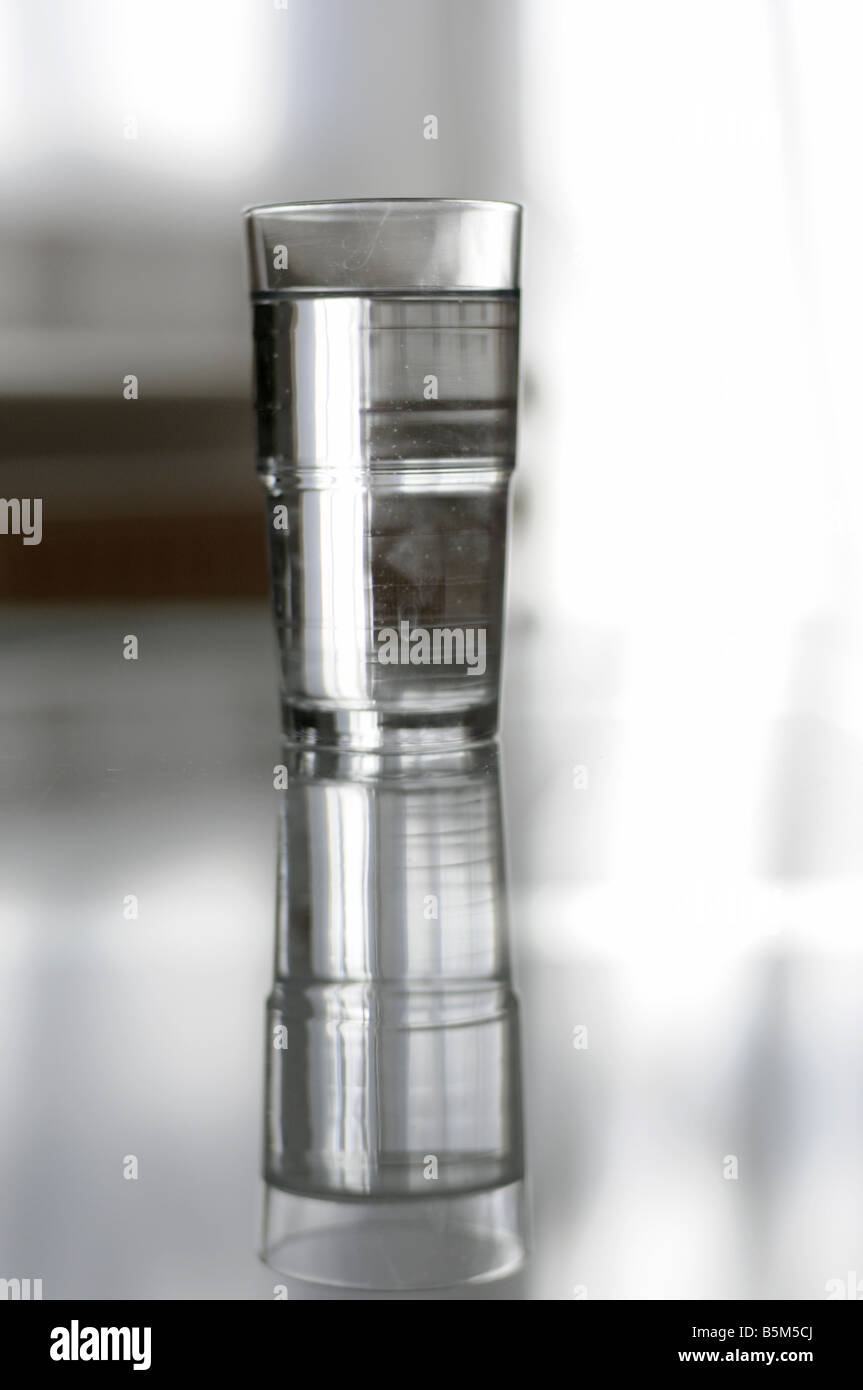 glass full of water, drinking water Stock Photo - Alamy
