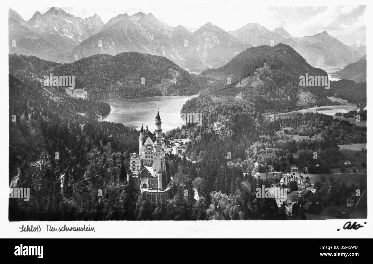 architecture, castles, Germany, Bavaria, Neuschwanstein Castle ...