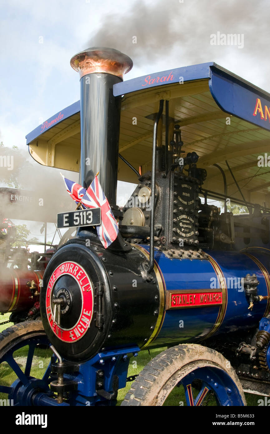 Steam traction engine burrell hi-res stock photography and images - Alamy