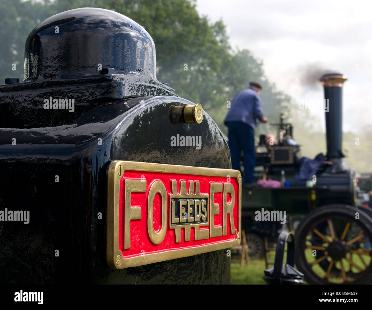 detail of fowler leeds traction engine at the astle park rally and also ...