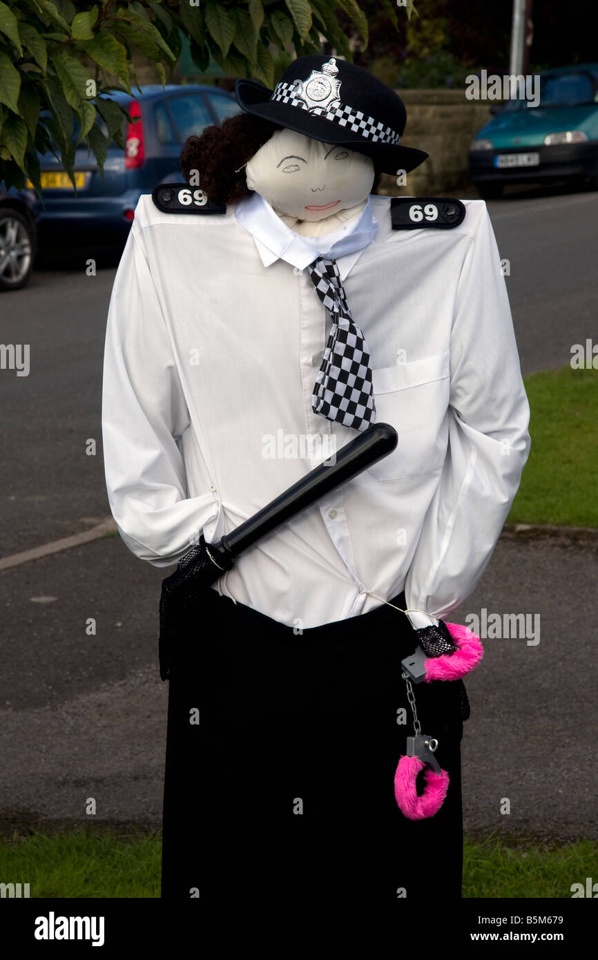 english police woman wpc on patrol traditional english village ...