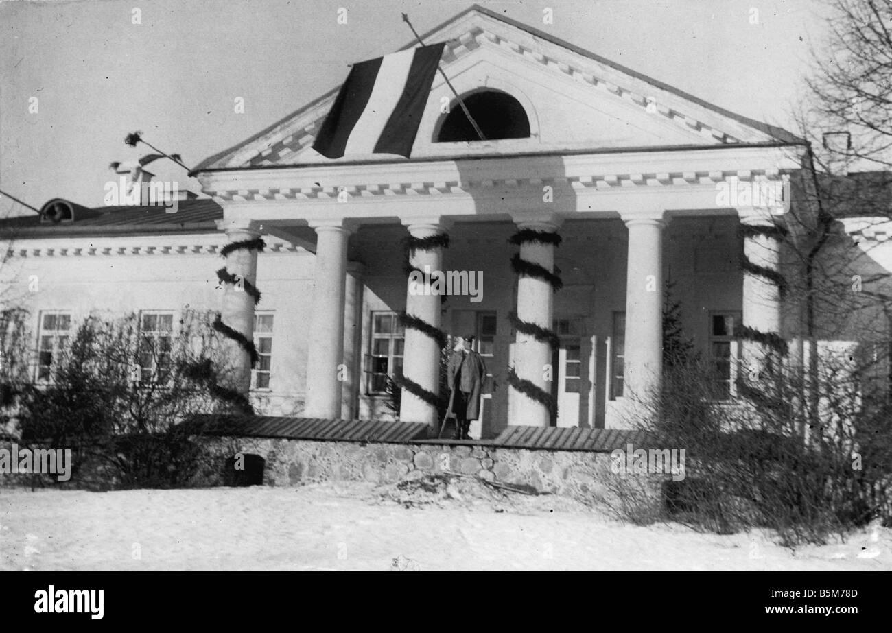 1 H668 F1916 Oskar von Hutier in Kobylnik 1917 Hutier Oskar von ...