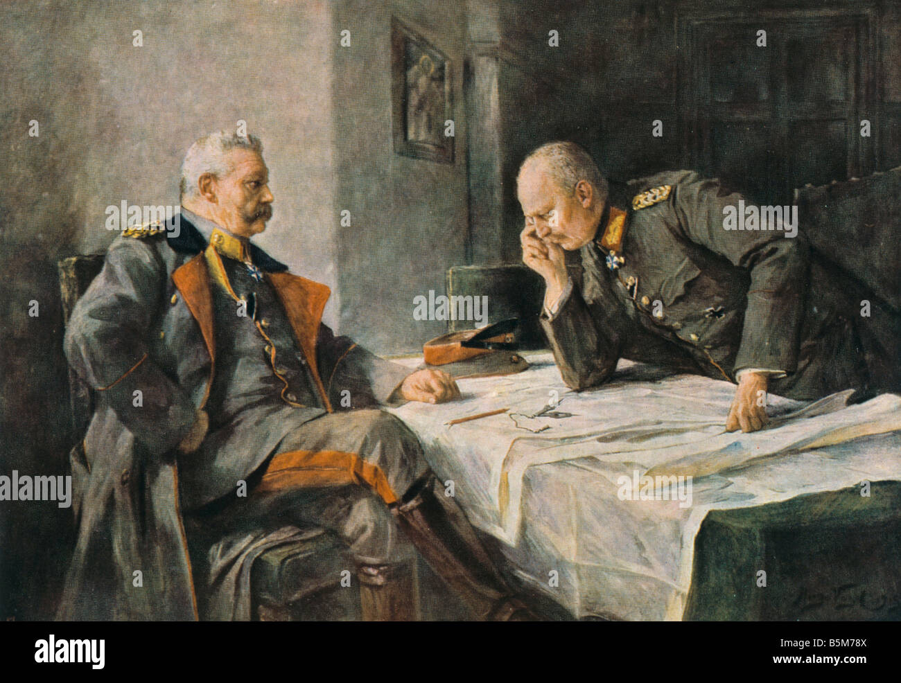 Paul von hindenburg 1847 1934 german hi-res stock photography and ...