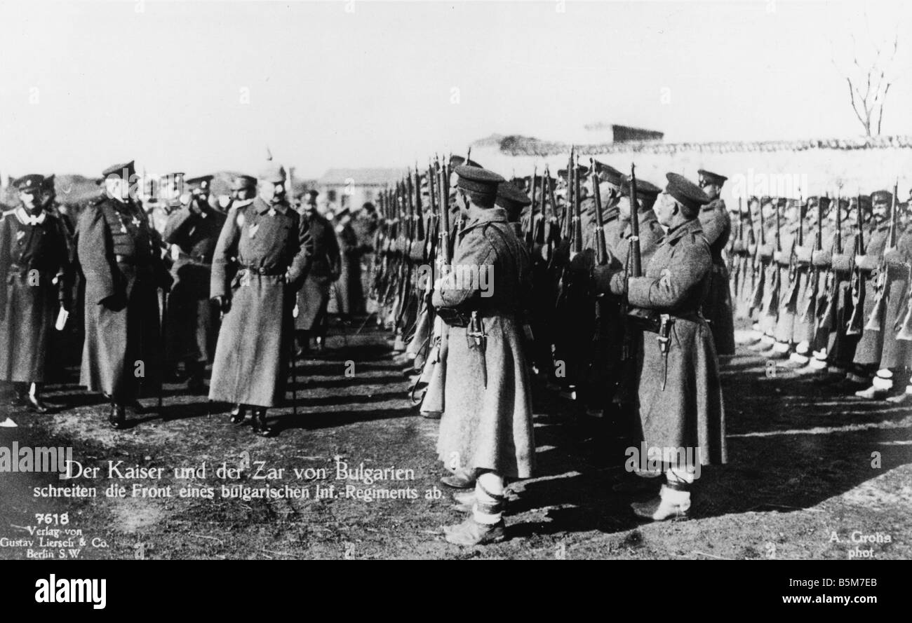 1 W46 F1916 30 E Wilhelm II Czar Ferdinand Nisch 1916 Wilhelm II German ...