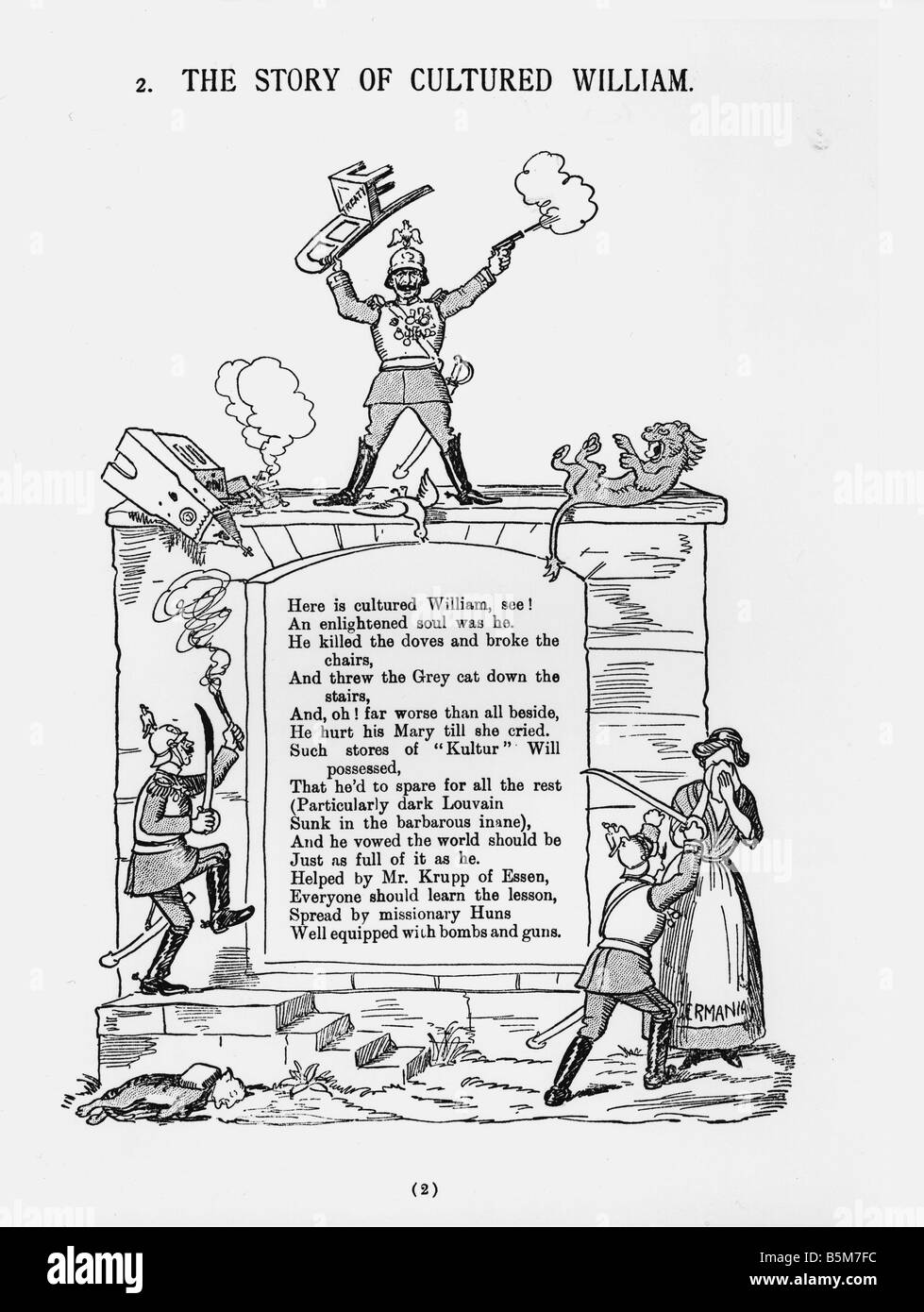 William ii german emperor caricature hi-res stock photography and ...