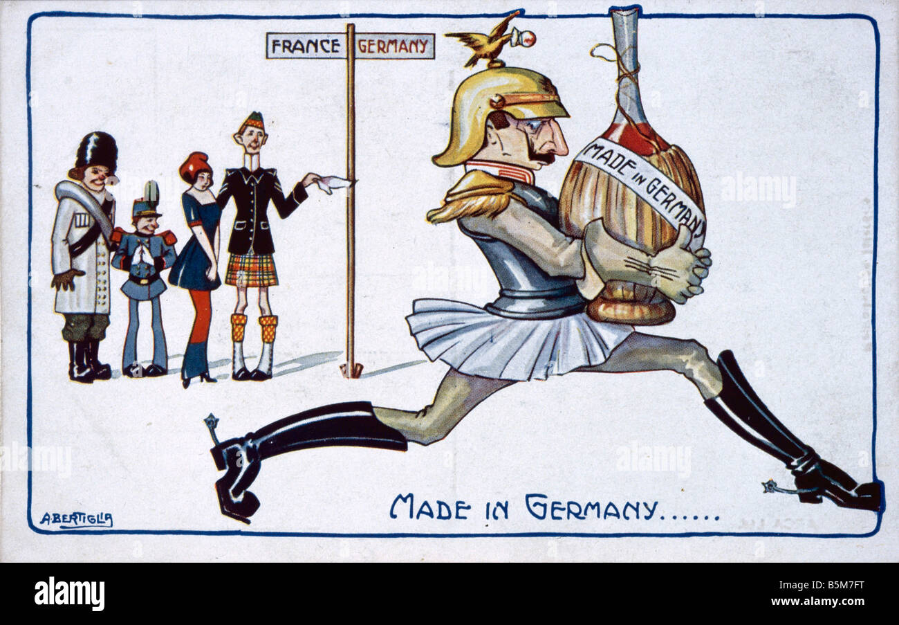 1 W46 G1914 5 E Wilhelm II Caricature by A Bertiglia Wilhelm II German ...