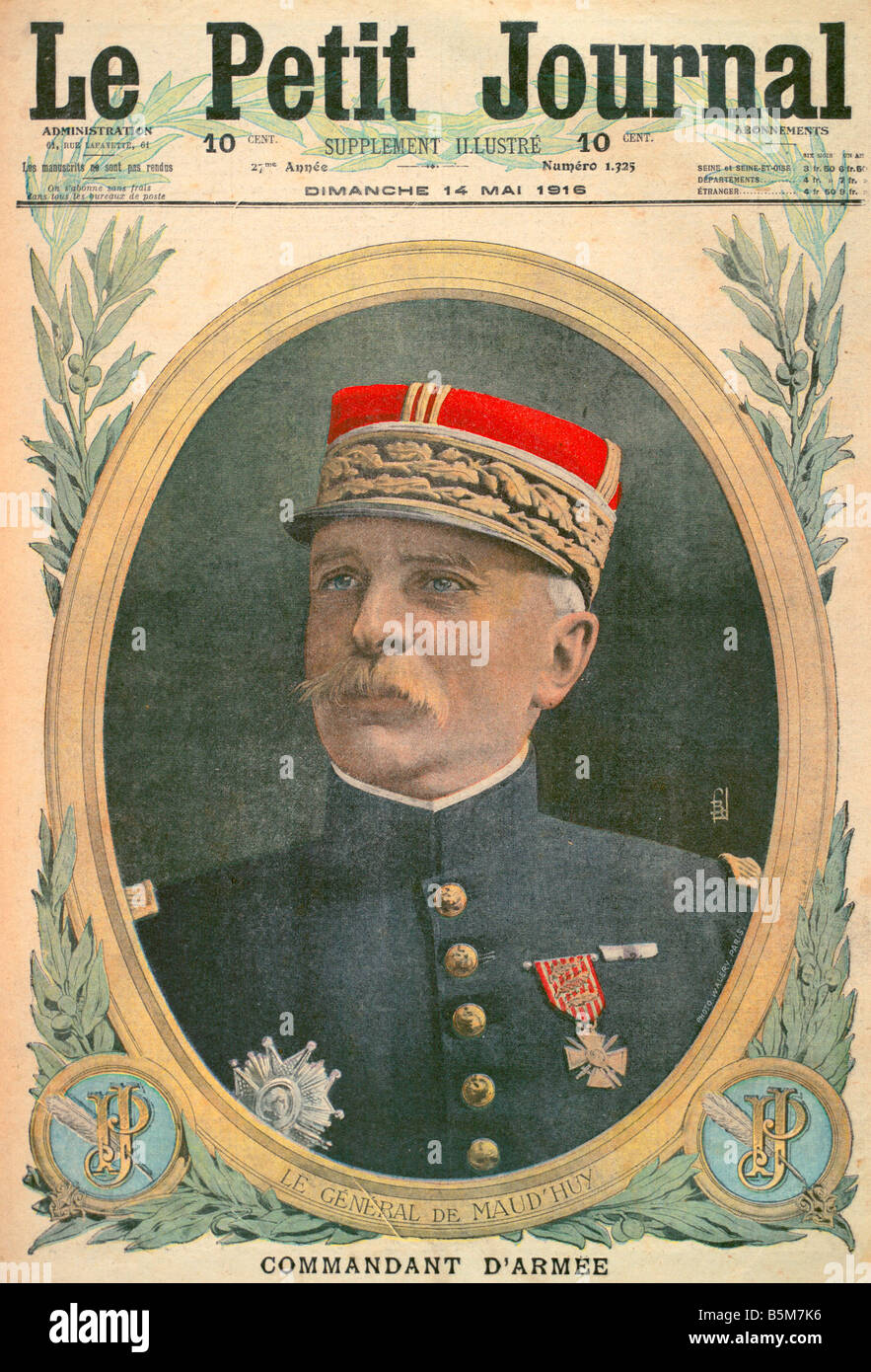 1FK 2190 C1916 E General Maud huy Petit Journal 1916 Maud huy Louis ...