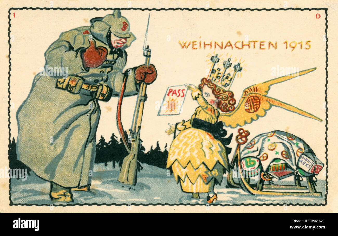 2 G55 P1 1915 12 Christmas 1915 Advert postcard WWI History World War I ...