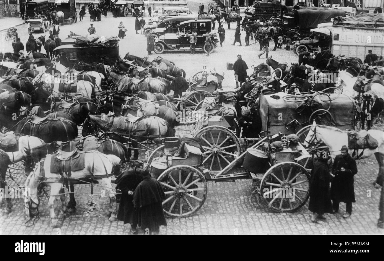 Horse artillery first world war hi-res stock photography and images - Alamy