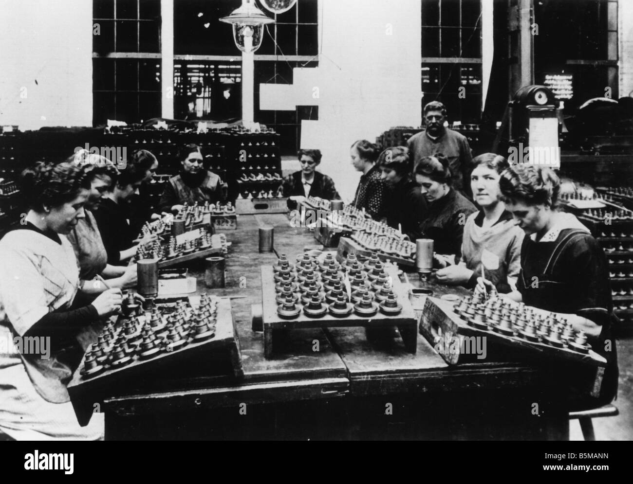 Germany Women in Ger armaments factory Women at work Armaments industry ...