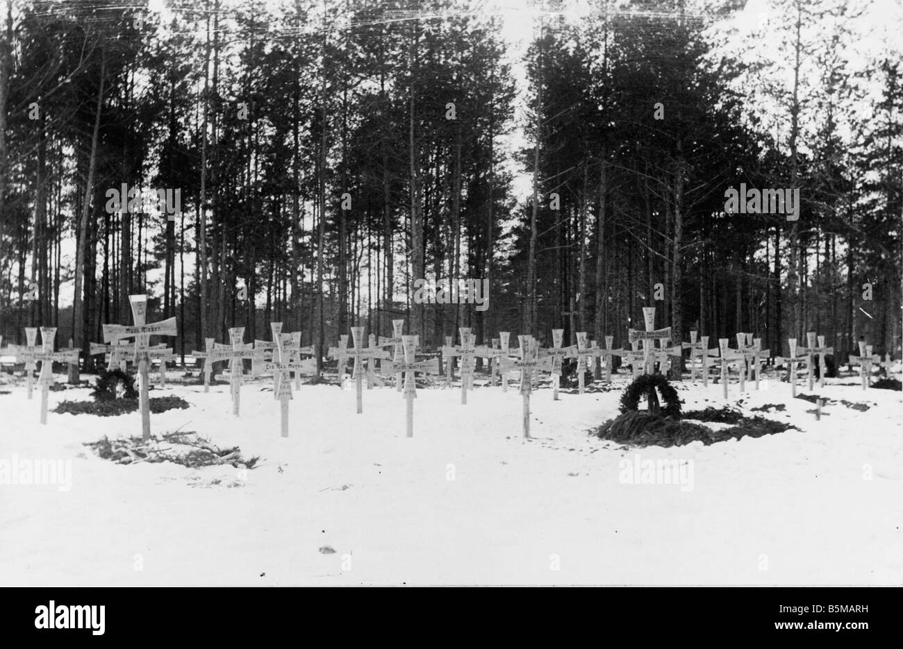 2 M60 K4 1916 Ger military cemetry E Front WWI 1916 Military War graves ...