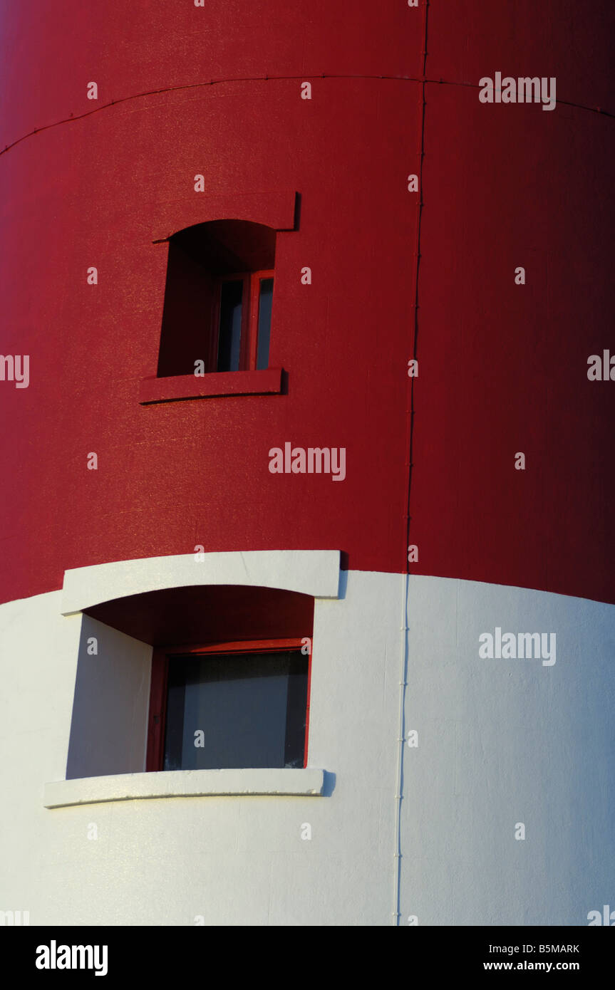 Detail of lighthouse windows at Portland Bill Stock Photo - Alamy