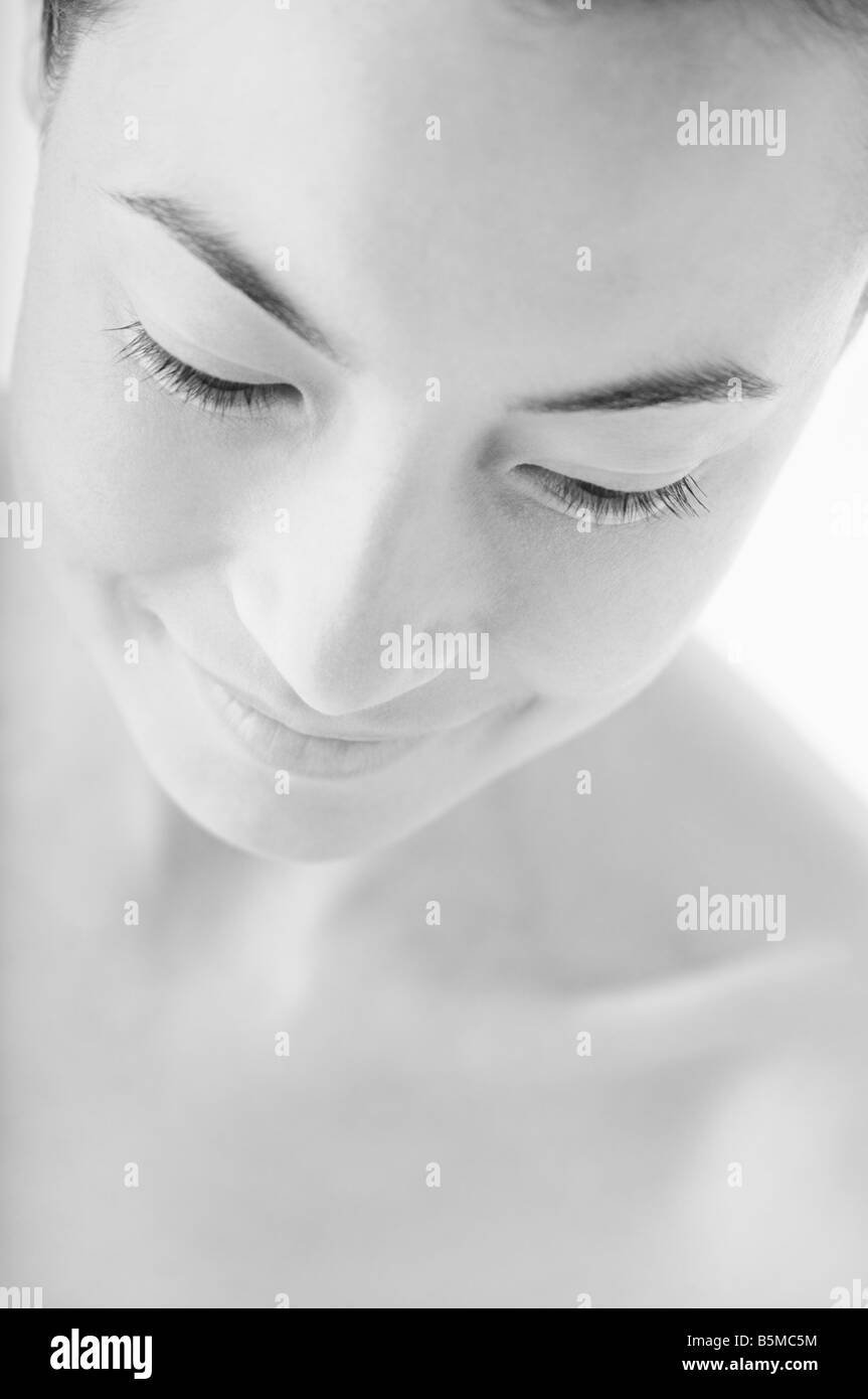 A woman with a fresh face Stock Photo - Alamy