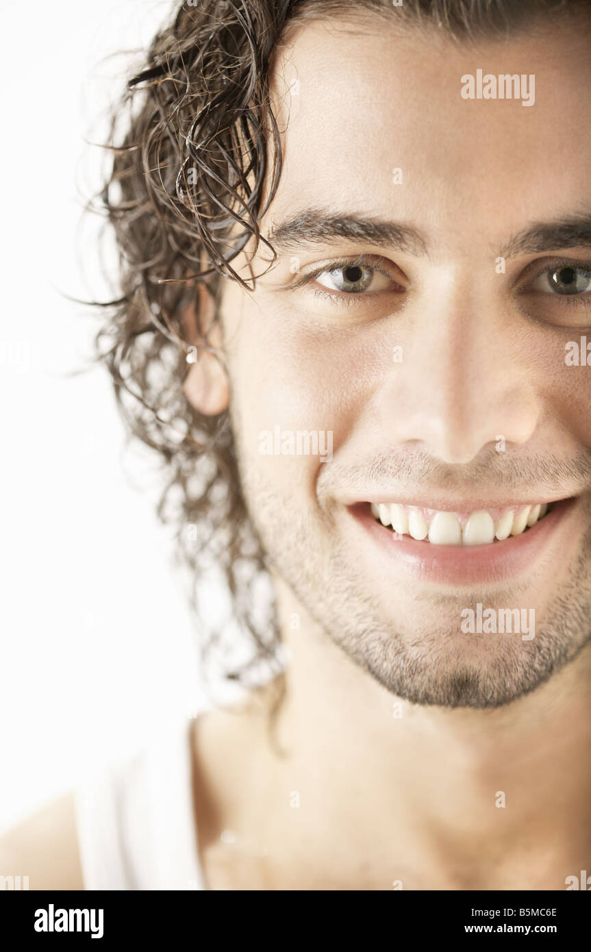 A man smiling Stock Photo - Alamy