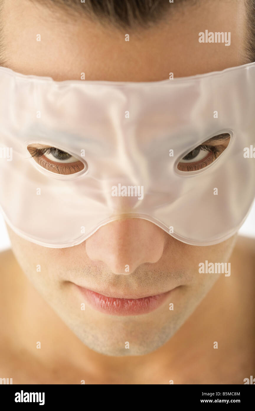 Man wearing beauty mask hi-res stock photography and images - Alamy