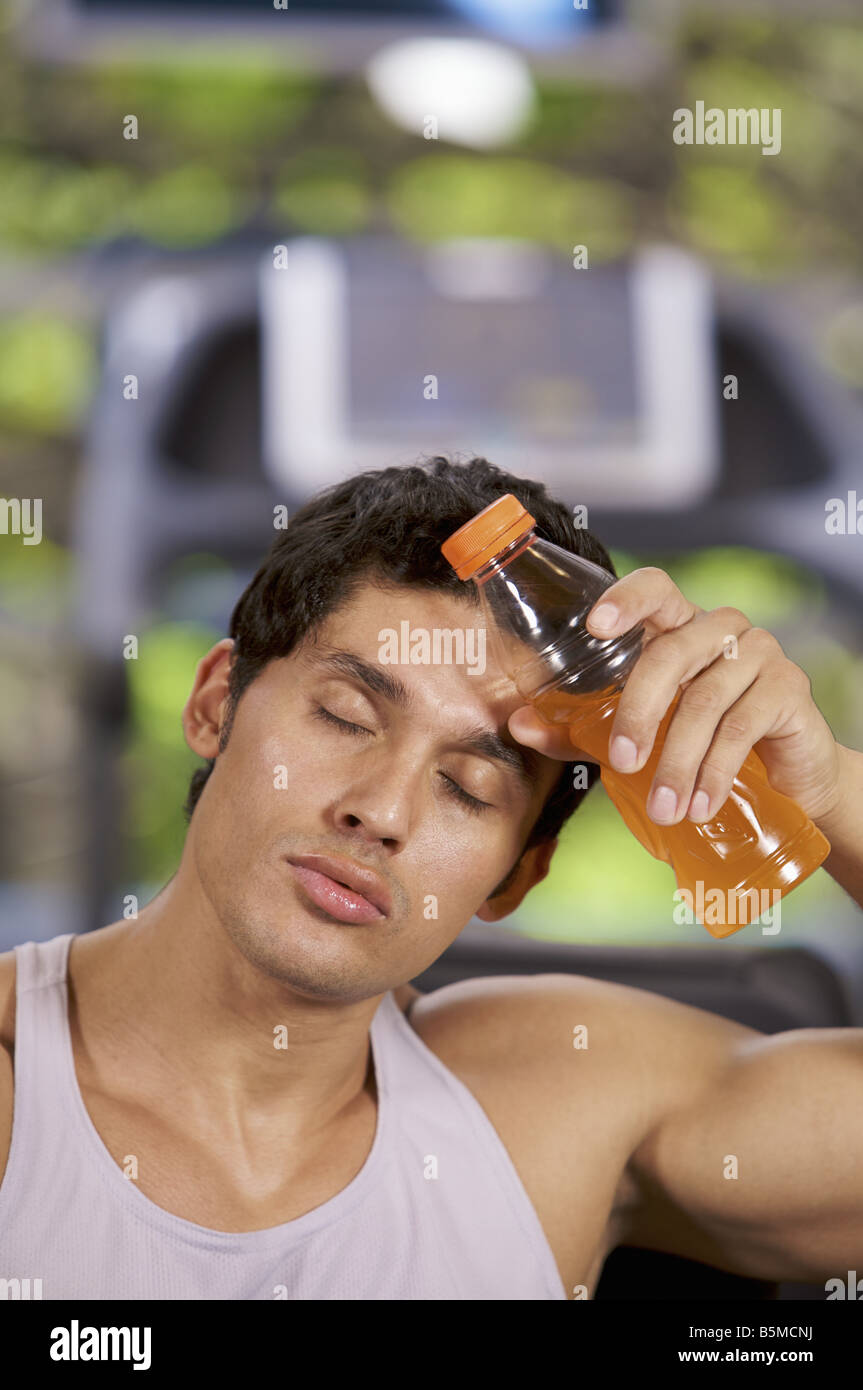 Wiping his head hi-res stock photography and images - Alamy