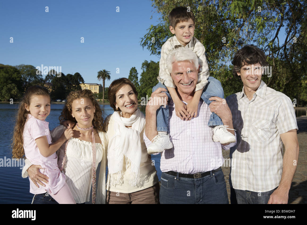 A group of three generations Stock Photo - Alamy