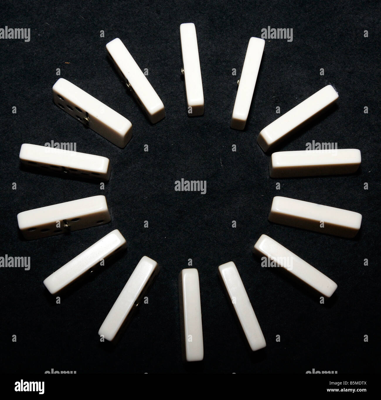 Black and white dominos hi-res stock photography and images - Alamy