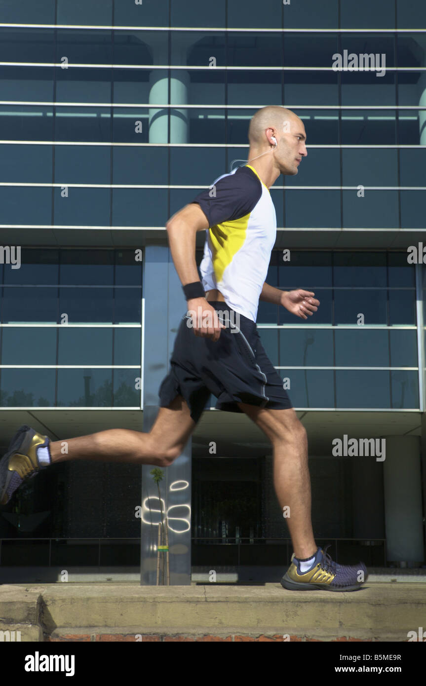 A man running Stock Photo - Alamy