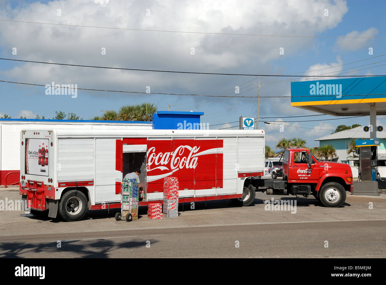 Coca Cola truck in south Texas, USA Stock Photo - Alamy