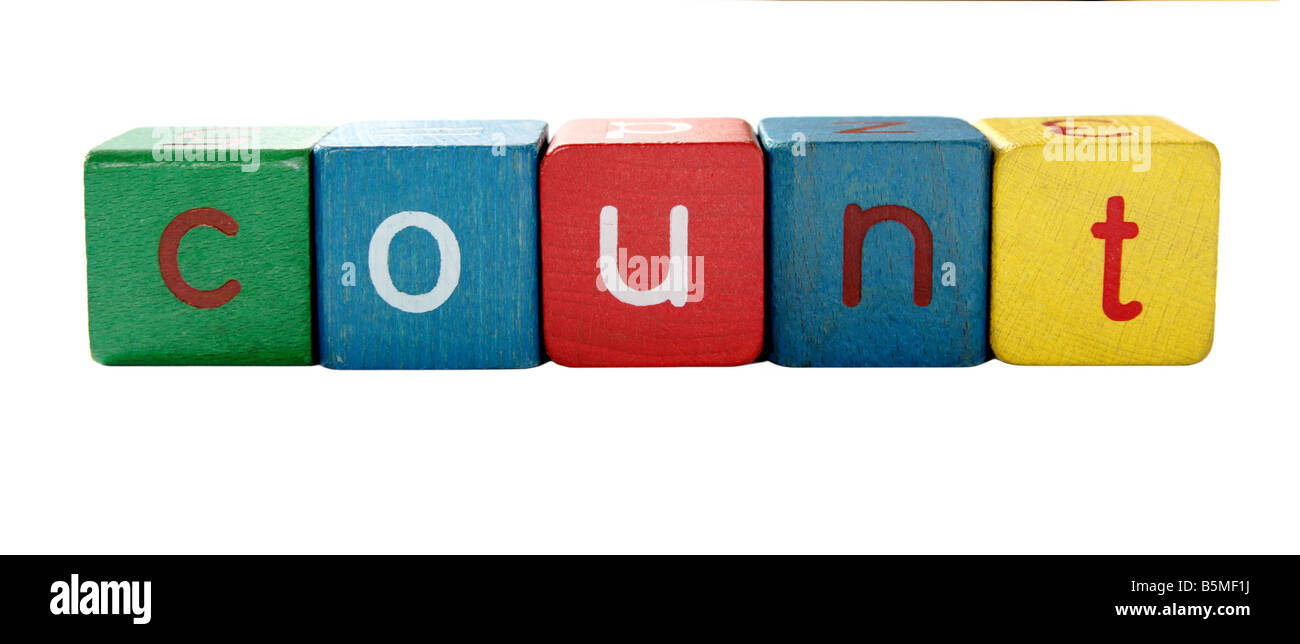 Count me in word hi-res stock photography and images - Alamy