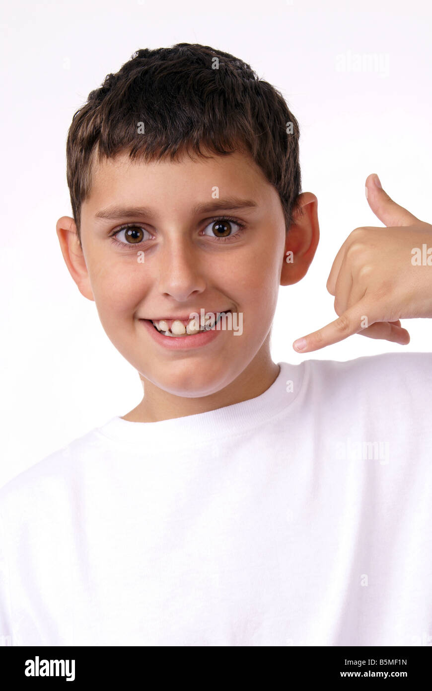 Hand gesture signal hi-res stock photography and images - Alamy