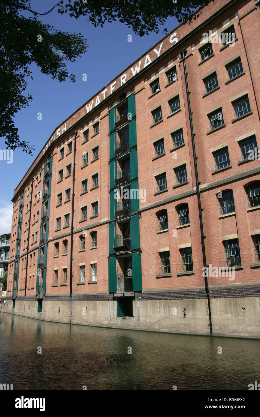 City of Nottingham, England. The redeveloped Castle Wharf and former ...