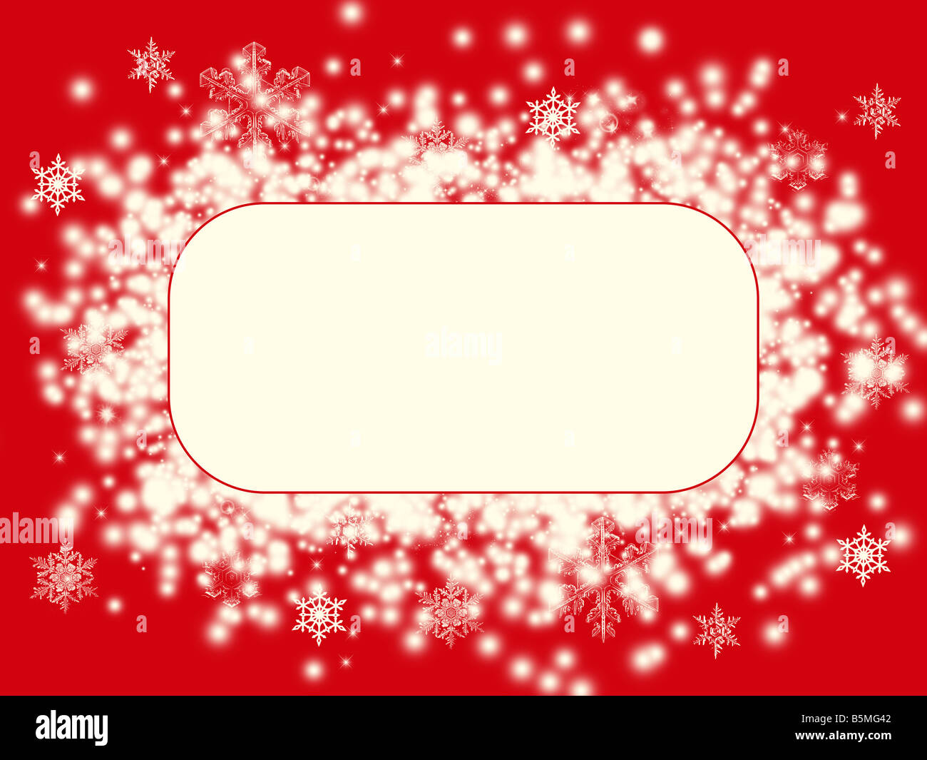 Winter holiday frame, a lot of snowflakes Stock Photo - Alamy