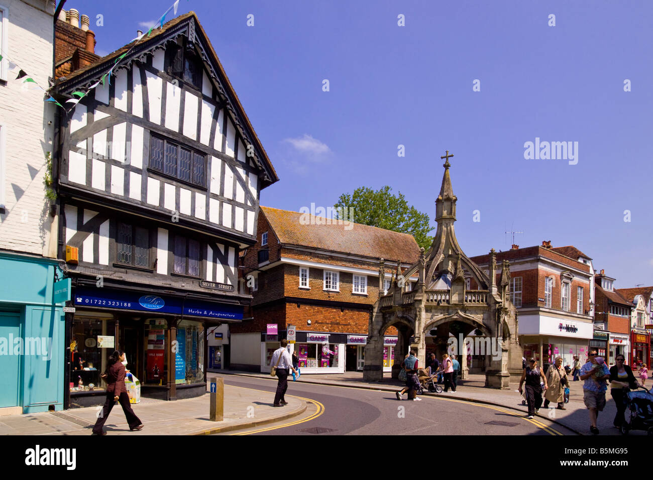 15th Century Market Cross Salisbury, Wiltshire, England Stock Photo - Alamy