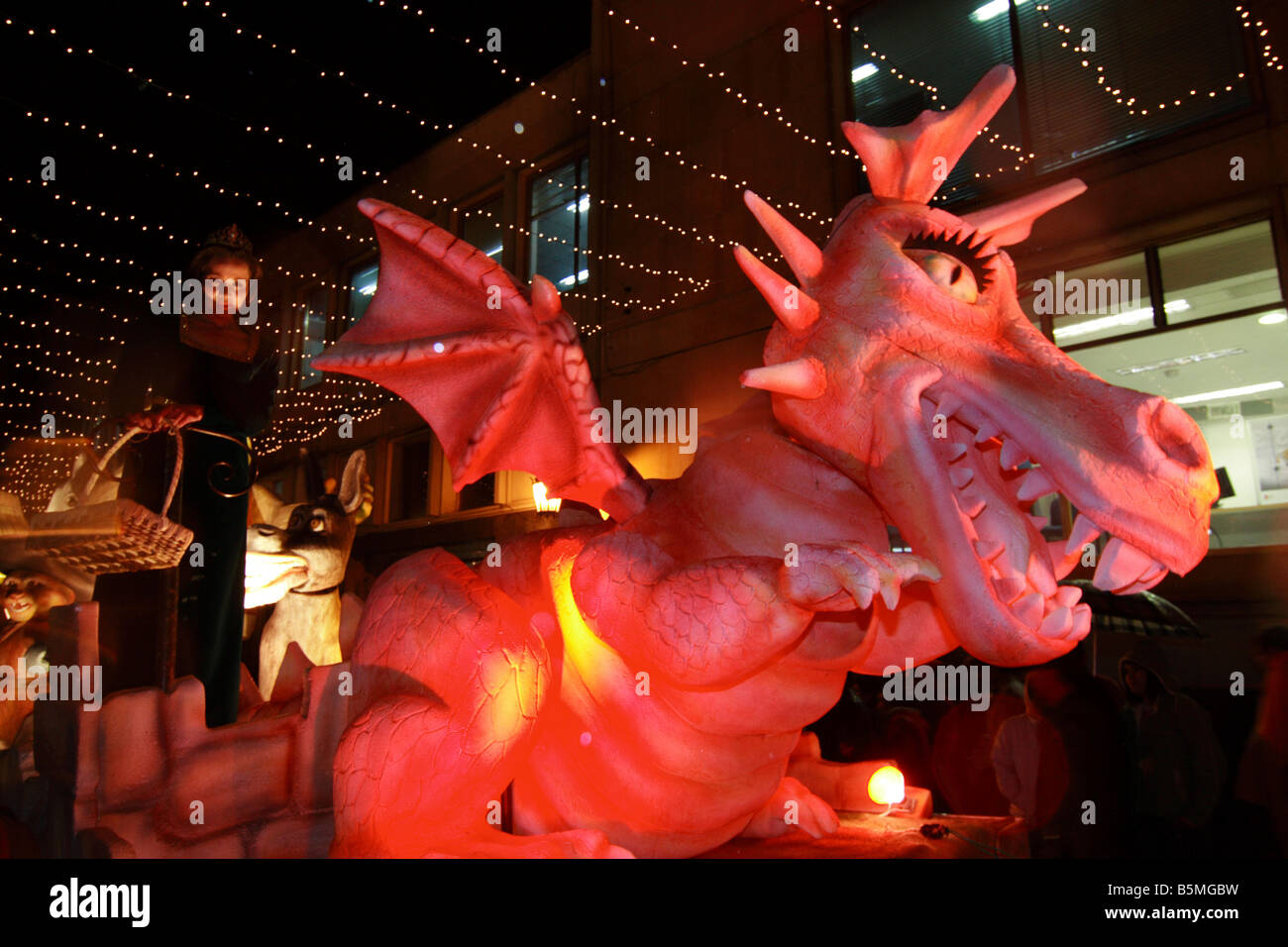 Carnival parade with characters from the movie Shrek, Tunja, Boyacá ...