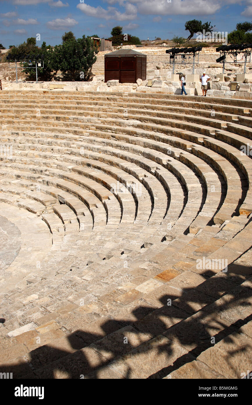 the roman amphitheater at kourion cyprus mediterranean Stock Photo - Alamy
