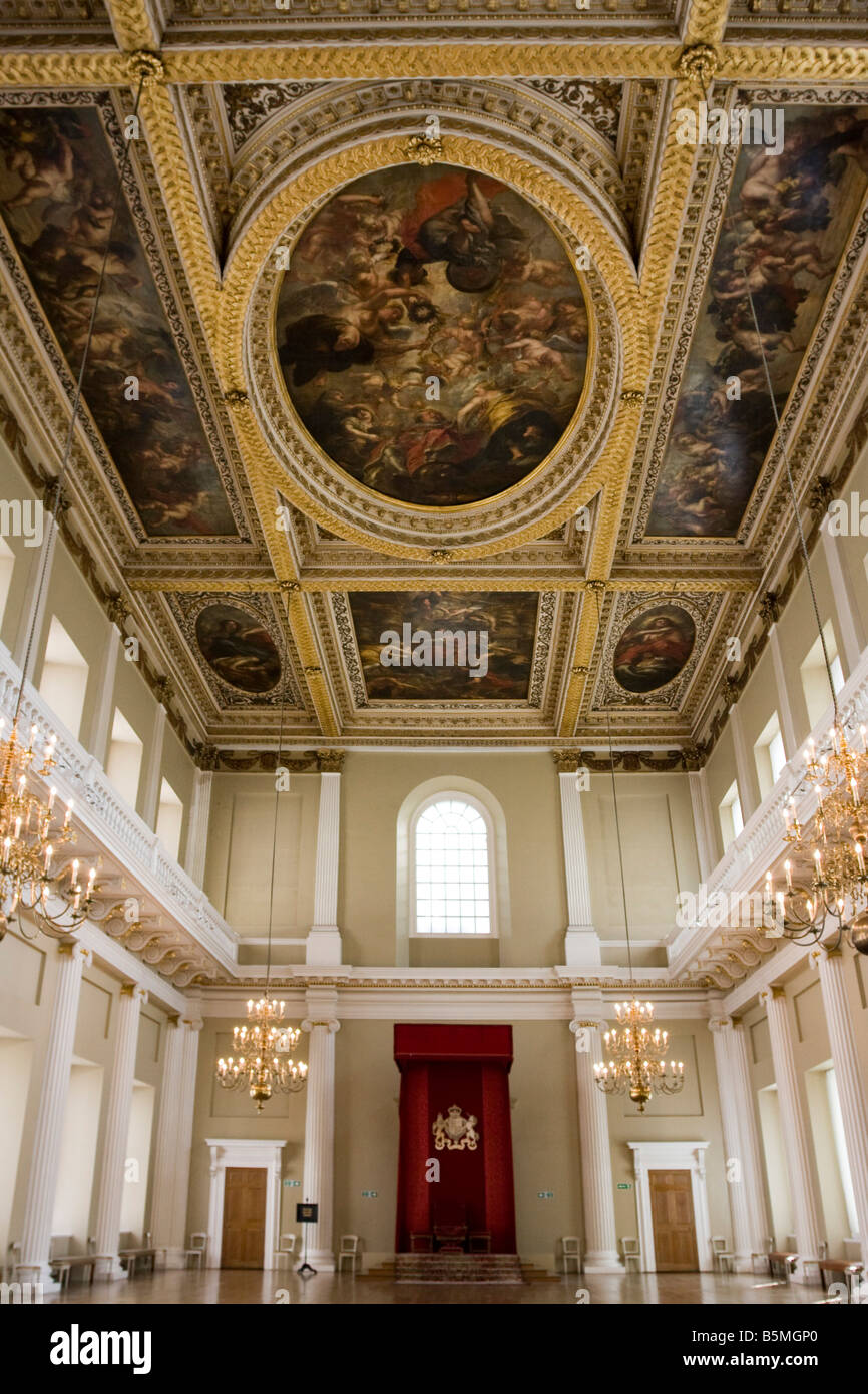 Banqueting house whitehall interior hi-res stock photography and images ...