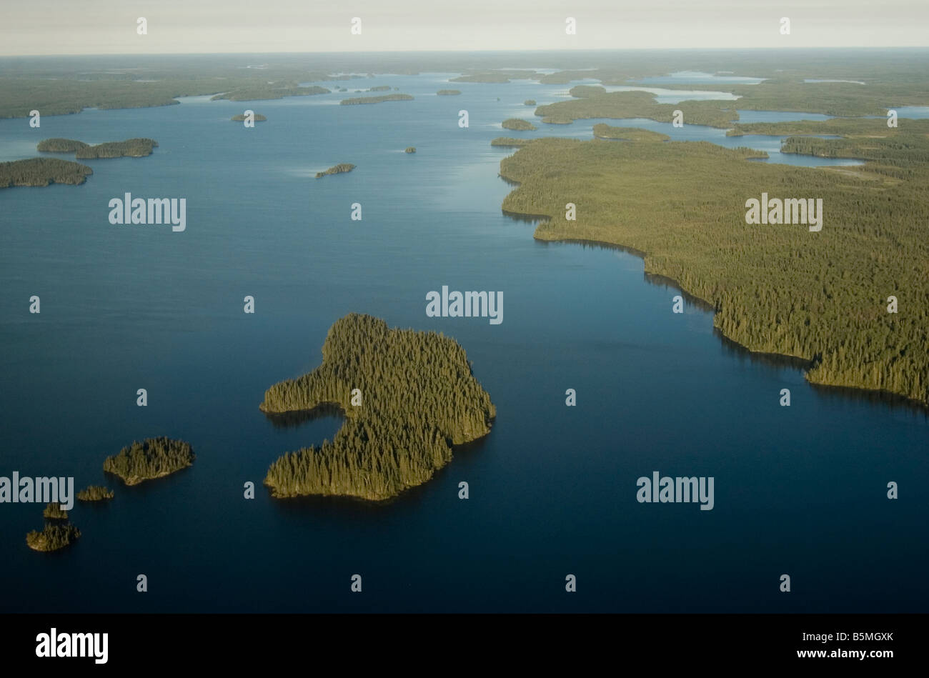 Knee Lake on the Hays River, Manitoba, Canada Stock Photo - Alamy