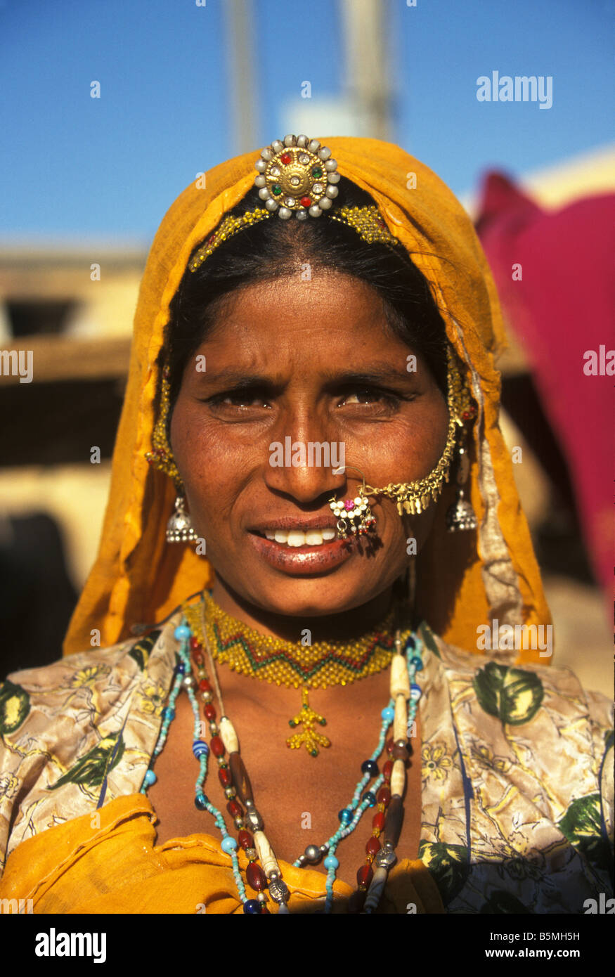 Girl in Traditional Raj Dress India, by Claudia Adams/Dembinsky Photo ...