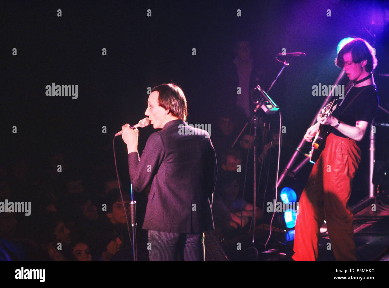 The post punk band 'Magazine', fronted by Howard Devoto, with guitarist ...