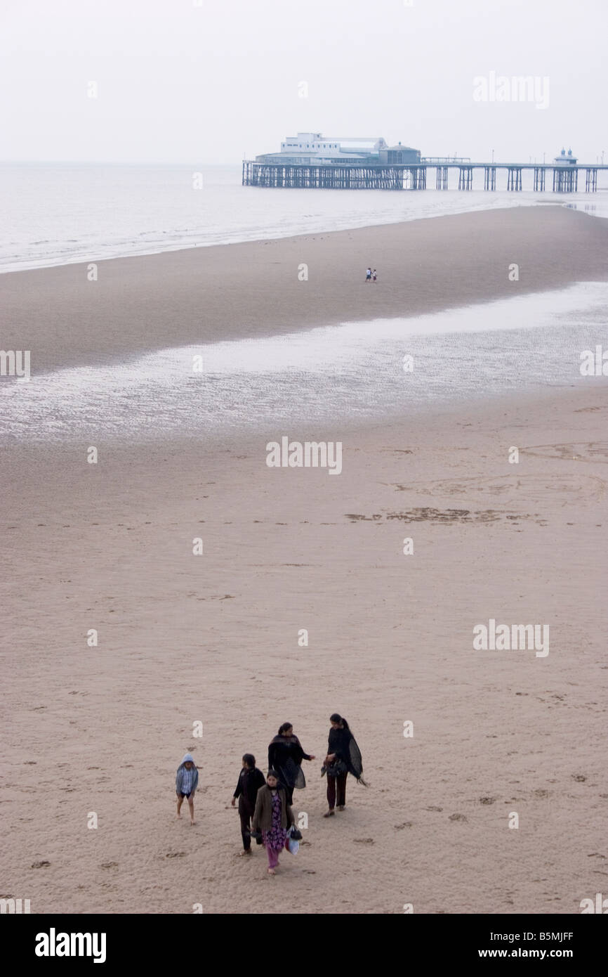 Blackpool pleasure beach family hi-res stock photography and images - Alamy