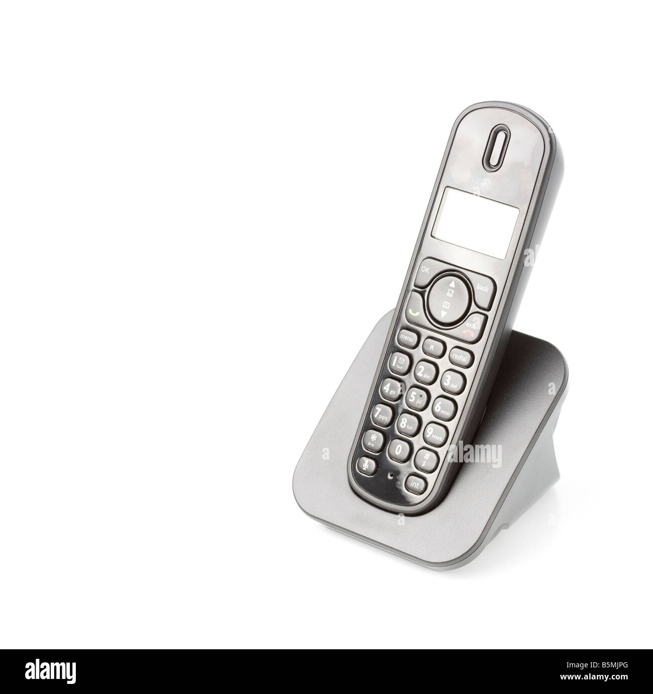 dect cordless phone isolated on withe background Stock Photo - Alamy
