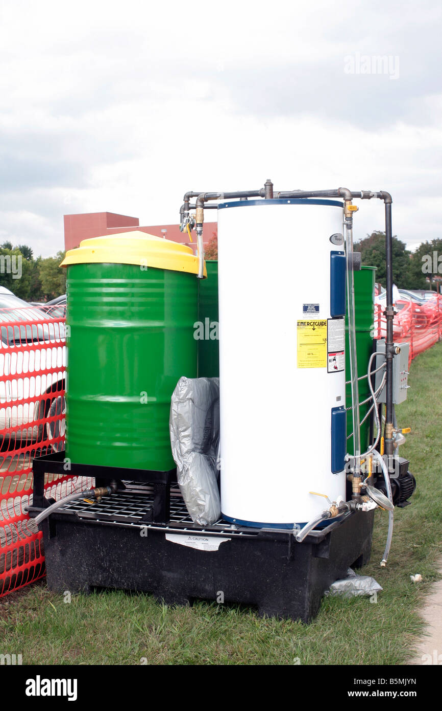 Home made biodiesel equipment Stock Photo - Alamy
