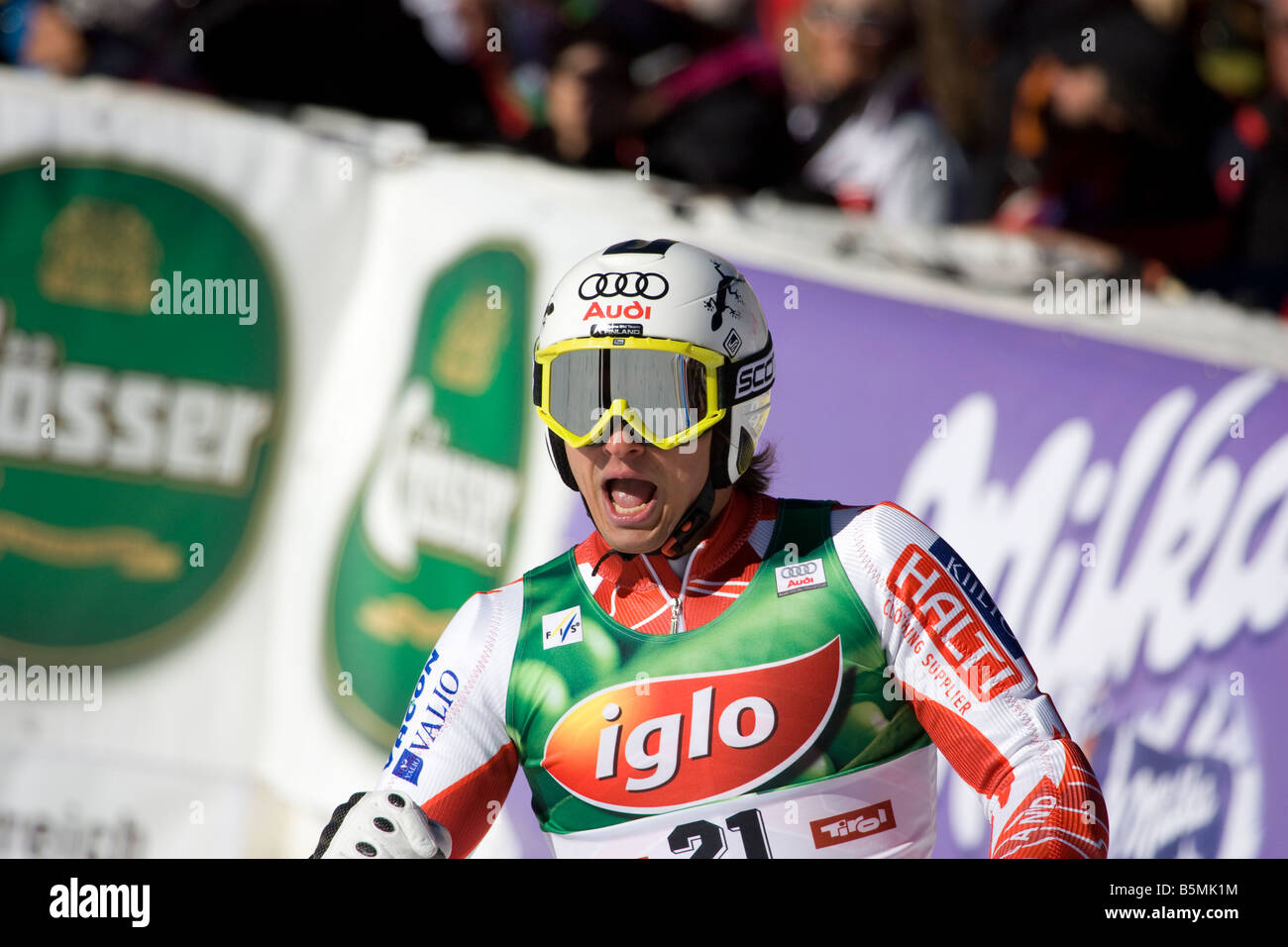 SOELDEN AUSTRIA OCT 26 Marcus Sandell FIN competing in the mens giant ...
