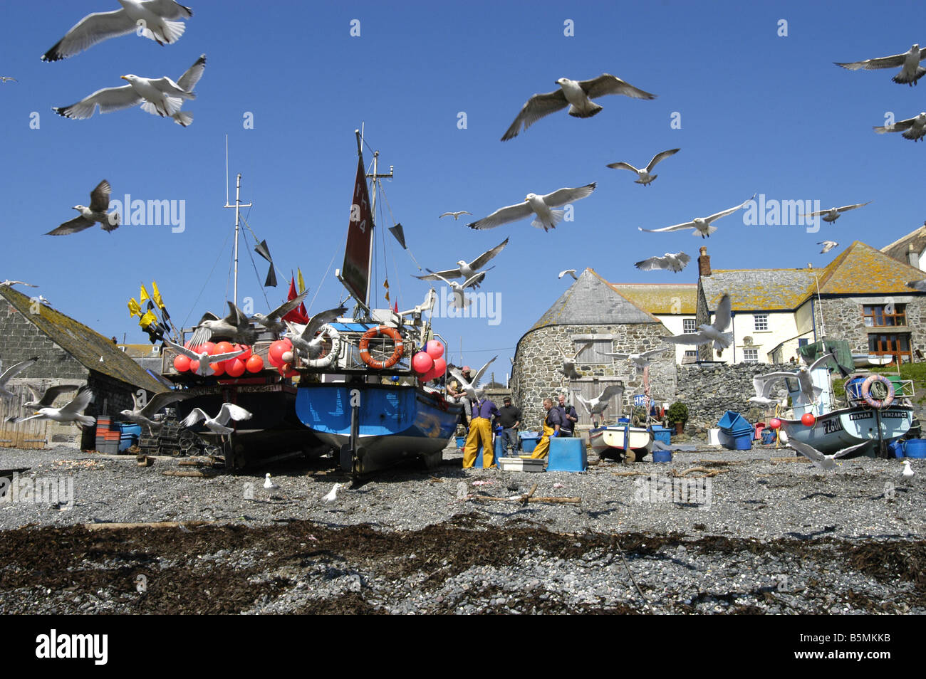 Cornish fishing boat hi-res stock photography and images - Alamy