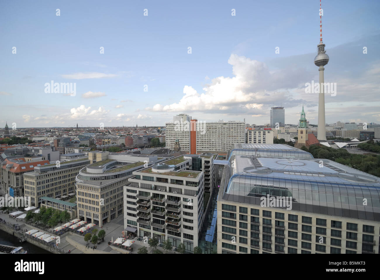 High view on the berlin city Berlin Germany Stock Photo - Alamy