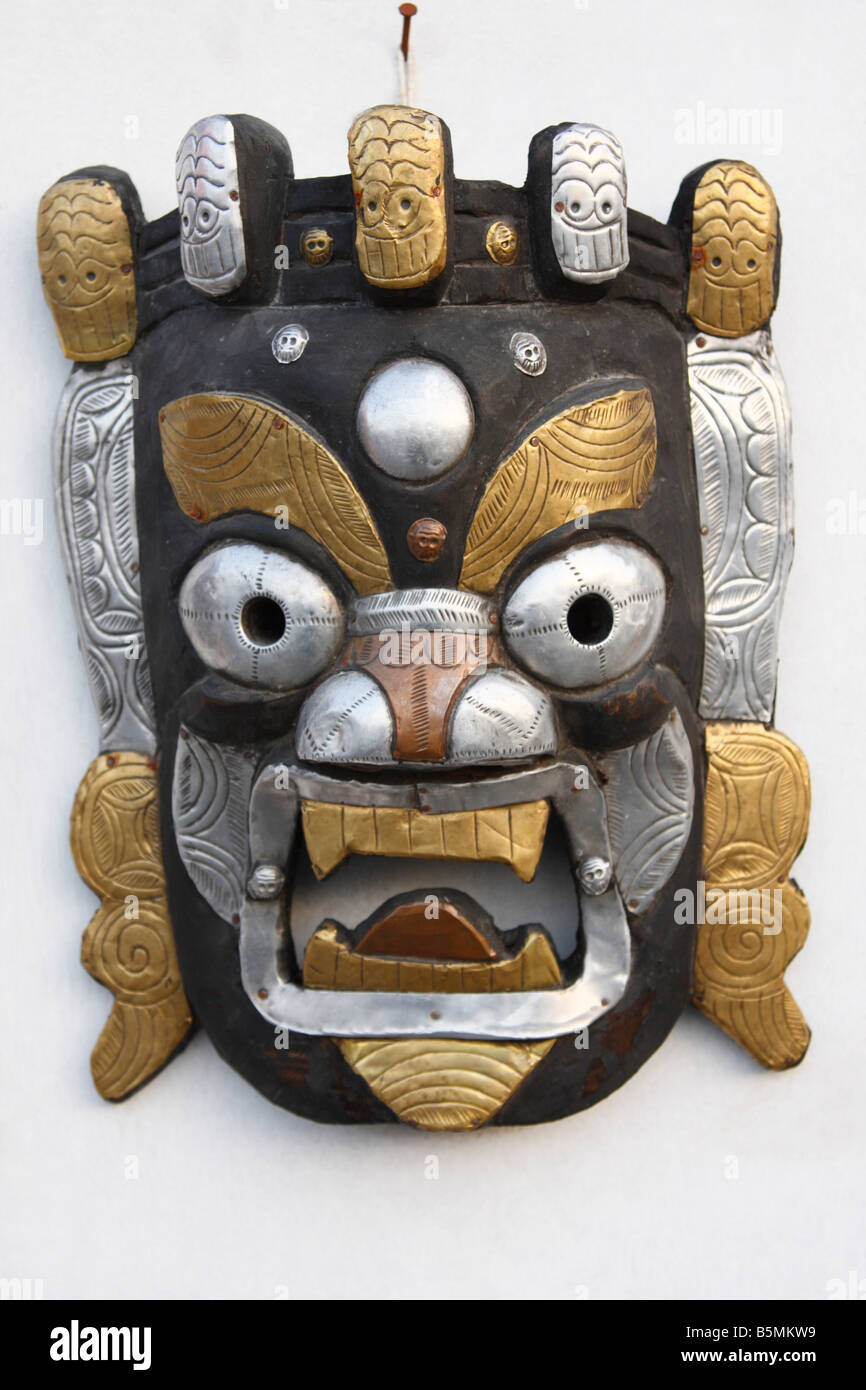 MASKS ON DISPLAY AT A FAIR IN DUBAI Stock Photo - Alamy